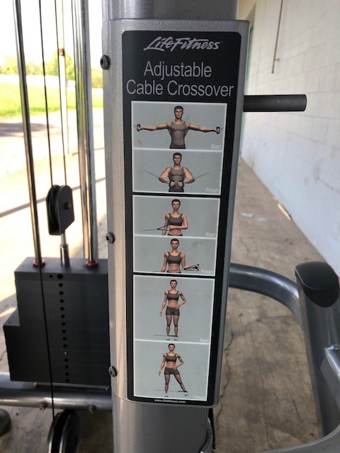 Buy Life Fitness Signature Series MJ8 Dual Adjustable Pulley 8 Station ...