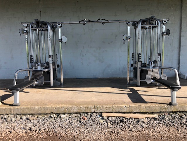 Buy Life Fitness Signature Series MJ8 Dual Adjustable Pulley 8 Station ...