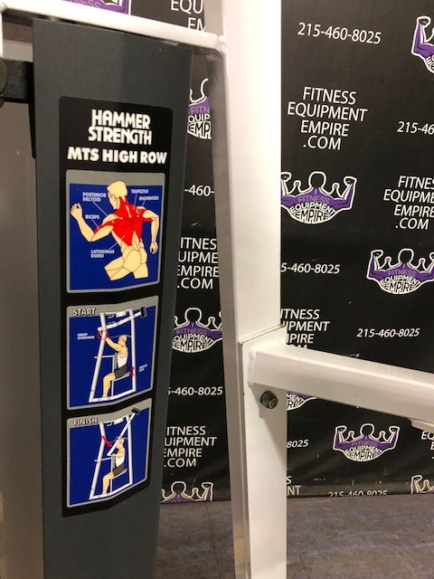 Buy Hammer Strength MTS ISO Lateral High Row Online | Fitness Equipment ...