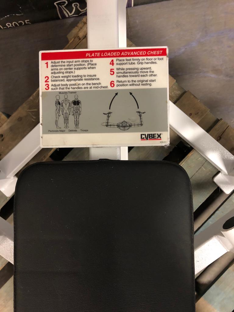 Buy Cybex Plate Loaded Advanced Converging Horizontal Bench Press & Fly ...