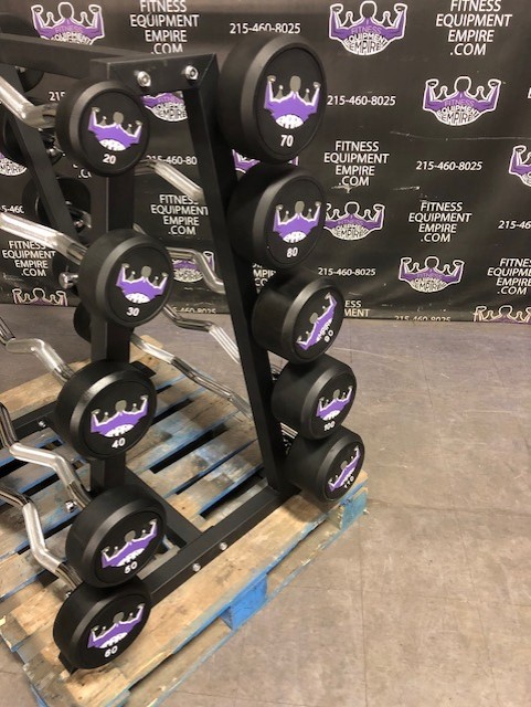 Buy BRAND NEW Empire Rubber Fixed EZ Curl Bar Set 20-110 lbs. in 10’s w ...