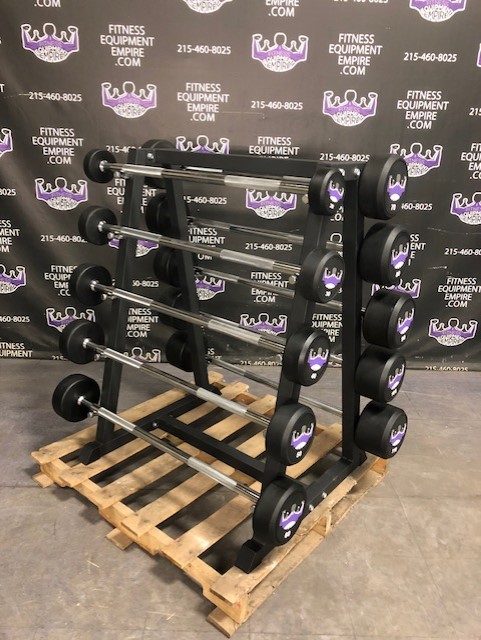 Buy BRAND NEW Empire Rubber Covered Fixed Straight Bar Set 20-110 lbs ...
