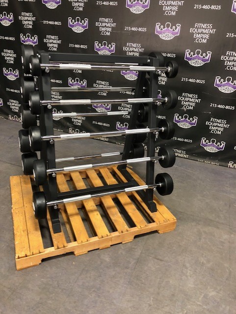 Buy BRAND NEW Empire Rubber Covered Fixed Straight Bar Set 20-110 lbs ...