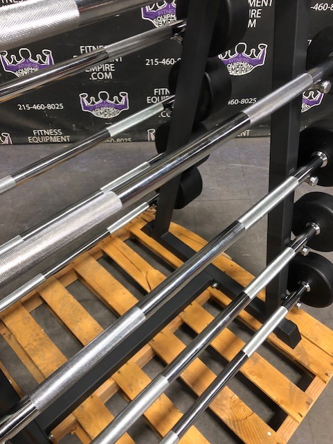 Buy BRAND NEW Empire Rubber Covered Fixed Straight Bar Set 20-110 lbs ...