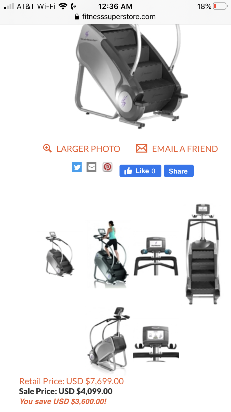 Buy Stairmaster SM5 Stepmill w/LCD Console Online | Fitness Equipment ...