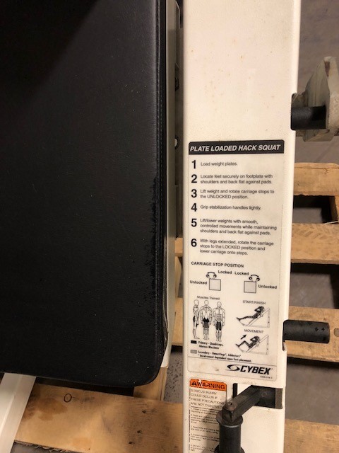 Buy Cybex Plate Loaded 45 Degree Linear Hack Squat Online | Fitness ...