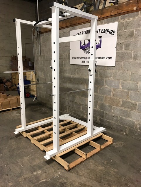 Buy Empire Power Rack w/Dip Attachment, Adjustable 0-90 Bench, 7 ft ...