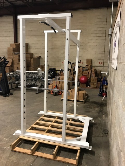 Buy Empire Power Rack w/Dip Attachment, Adjustable 0-90 Bench, 7 ft ...