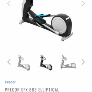 Buy Precor EFX 883 Elliptical w/P82 Console (Current & Latest Model ...