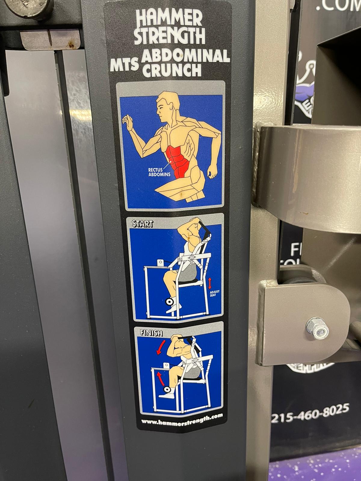Buy Hammer Strength MTS Converging Abdominal Crunch Online | Fitness ...
