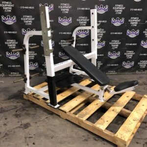 Buy Atlantis Precision Incline Olympic Bench Press w/Spotter Stand ...