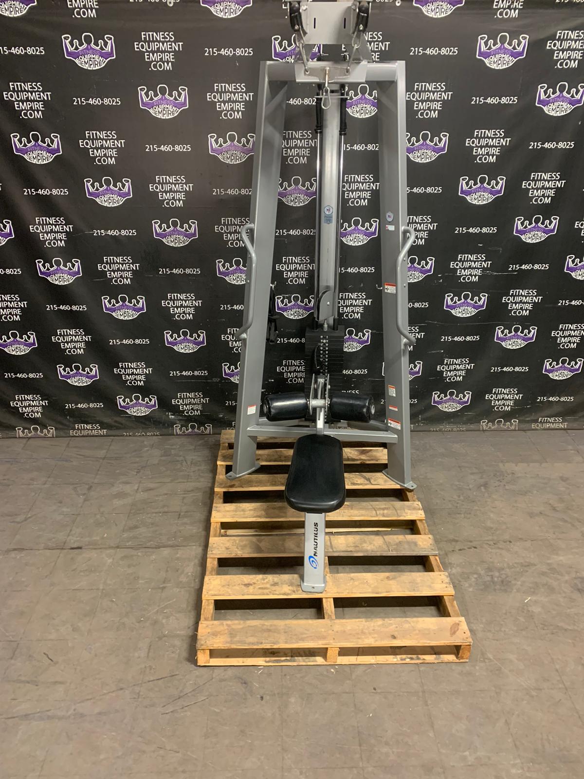 Buy Nautilus Dual & Traditional Pulley Lat Pulldown w/250 lb. Stack ...