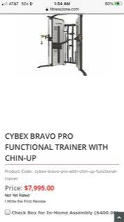 Buy Cybex Bravo Pro 18080 - Newest Model Online | Fitness Equipment Empire