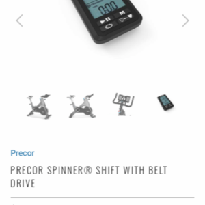 Buy Precor Spinner Shift Spin Bikes w/Consoles & Belt Driven Online ...