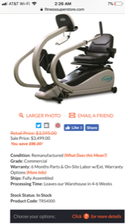 Buy Nustep T4 TRS4000 Recumbent Cross Trainer Online | Fitness ...