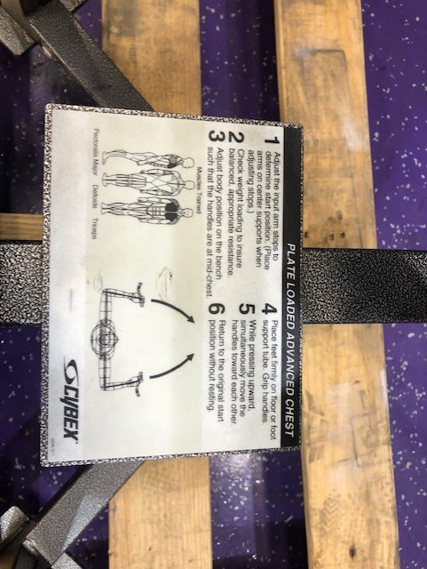 Buy Cybex Plate Loaded Advanced Converging Horizontal Bench Press & Fly ...