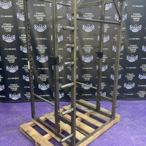 Buy Cybex Power Squat Rack w/Dual Pull-up Bars J Hooks Safeties & Plate ...