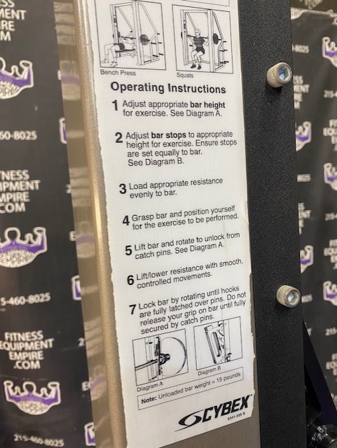Buy Cybex Linear Counter Balanced Smith Machine Online | Fitness ...