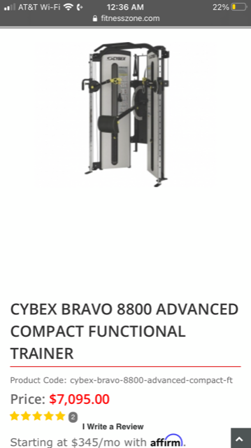 Buy Cybex Bravo 8800 Dual Adjustable Pulley Functional Trainer Online ...