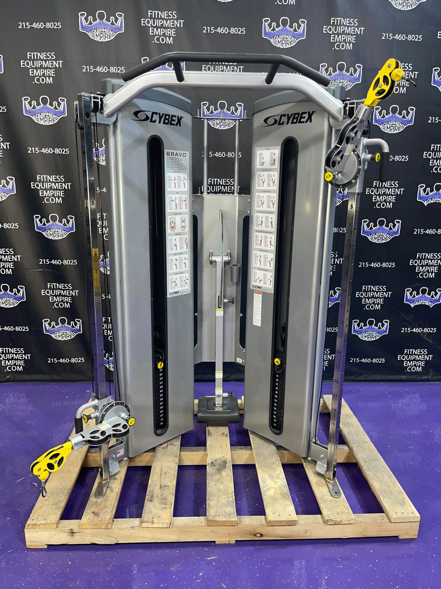 Buy Cybex Bravo 8800 Dual Adjustable Pulley Functional Trainer Online ...