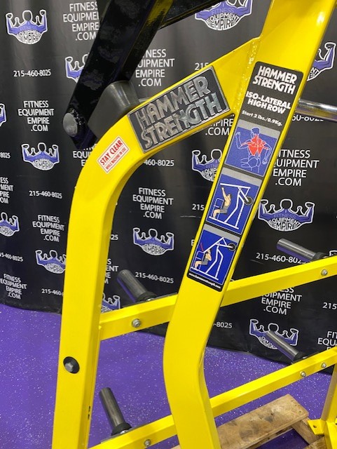 Buy Hammer Strength Plate Loaded ISO Lateral High Row Online | Fitness ...