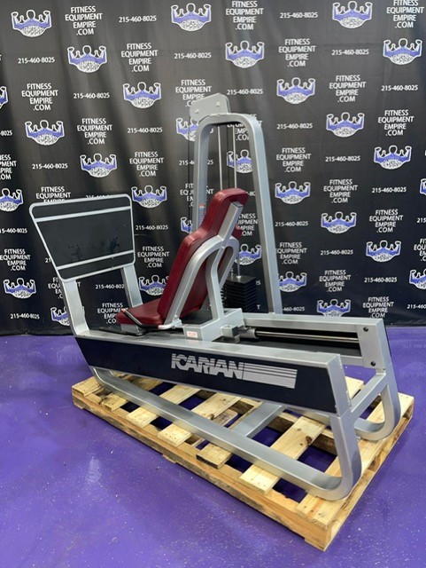 Buy Precor Icarian Leg Sled Seated 602 Leg Press 400 lb. Stack - Black ...