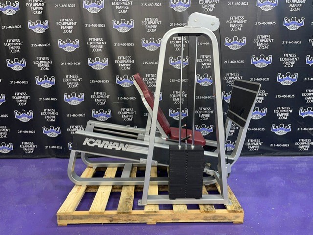 Buy Precor Icarian Leg Sled Seated 602 Leg Press 400 lb. Stack - Black ...