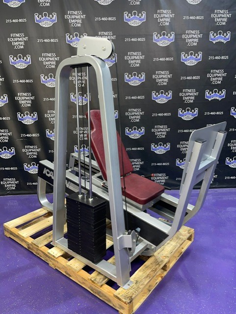Buy Precor Icarian Leg Sled Seated 602 Leg Press 400 lb. Stack - Black ...