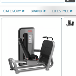 Buy Star Trac Inspiration Seated Leg Press w/400 lb. Stack & Lock and ...