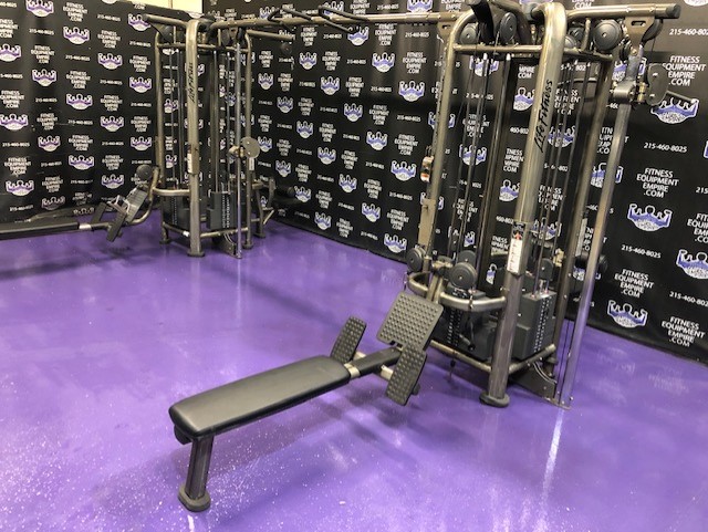 Buy Life Fitness Signature Series MJ8 Jungle Gym w/Dual Pulley Lat ...