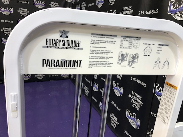 Buy Paramount Rotary Shoulder Press ART Advanced Rotary Technology ...