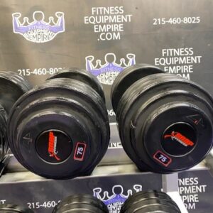 Buy GP Urethane 5-100 lb. Prostyle Dumbbell Set w/Cybex Pro Racks ...
