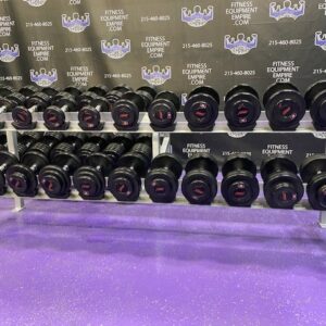 Buy GP Urethane 5-100 lb. Prostyle Dumbbell Set w/Cybex Pro Racks ...