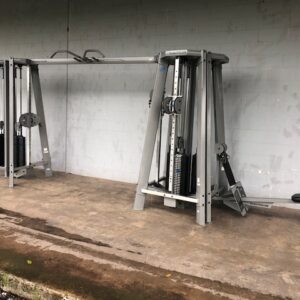 Buy Nautilus Dual Adjustable Pulley Cable Crossover 5 Stack Jungle Gym ...