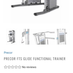 Buy Precor FTS Glide Dual Adjustable Pulley DAP Functional Trainer 200 ...