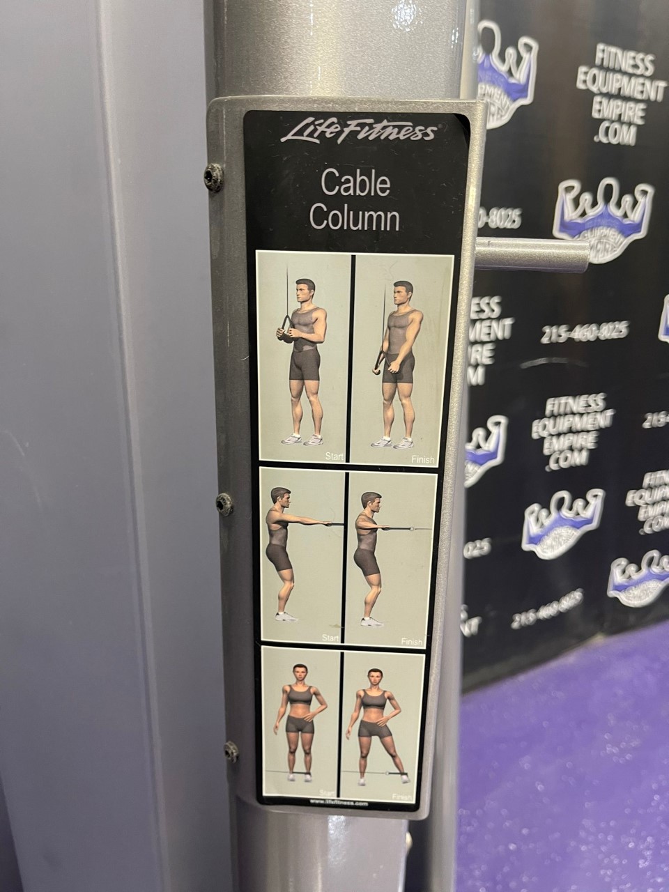 Buy Life Fitness Signature Series Dual Adjustable Pulley Cable Column ...