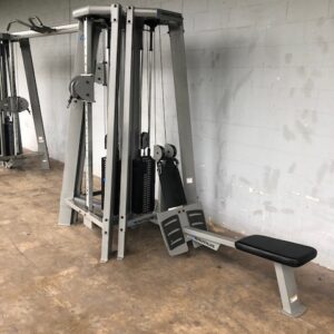 Buy Nautilus Dual Adjustable Pulley Cable Crossover 5 Stack Jungle Gym ...