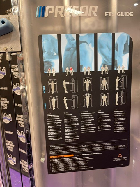 Buy Precor FTS Glide Dual Adjustable Pulley DAP Functional Trainer 200 ...