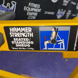 Buy Hammer Strength Plate Loaded Seated Standing Shrug & Row Combo ...
