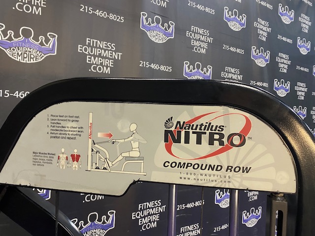 Buy Nautilus Nitro Plus Compound Row w/Swivel Handles Online | Fitness ...