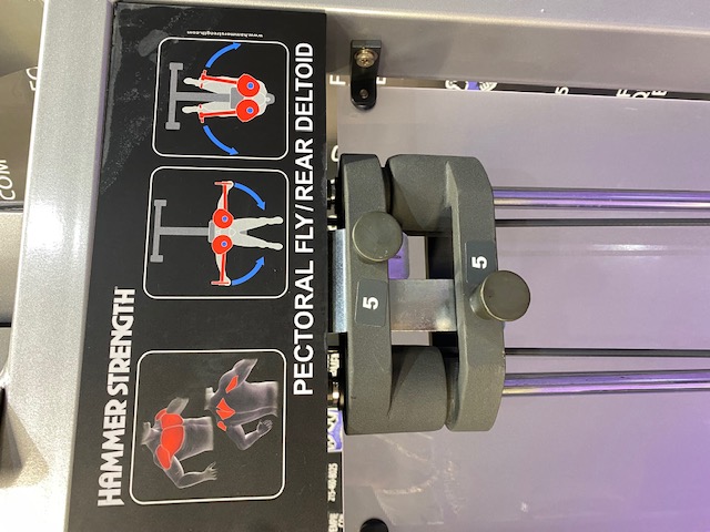 Buy Hammer Strength Select Pec Fly & Rear Delt w/300 lb. Stack Online ...