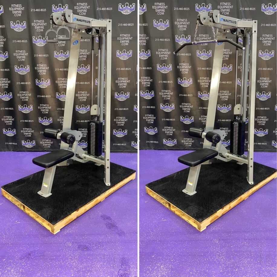 Buy Nautilus Dual & Traditional Pulley Lat Pulldown w/250 lb. Stack ...