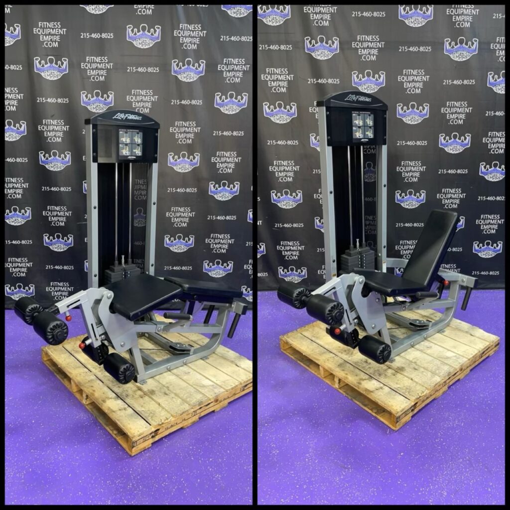 Buy Life Fitness Leg Extension & Prone Lying Leg Curl Combo Machine ...