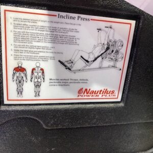 Buy Nautilus Power Plus Plate Loaded Incline ISO & Traditional Bench ...