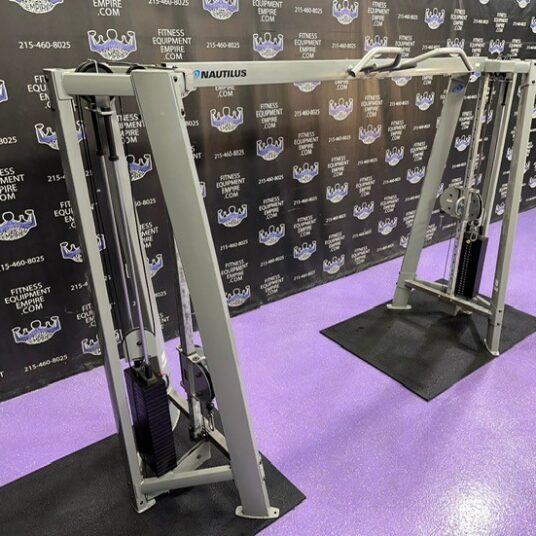 Buy Nautilus Dual Pulley Adjustable Cable Crossover w / Pull-up Bar ...