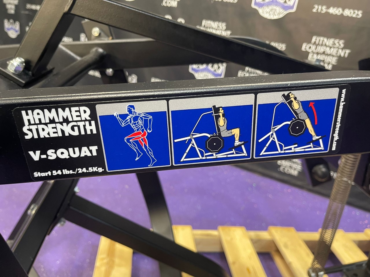 Buy Hammer Strength Plate Loaded V Squat Online | Fitness Equipment Empire