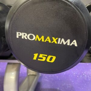 Buy Promaxima Urethane Dumbbell Set 105-150 lbs. w/Life Fitness ...