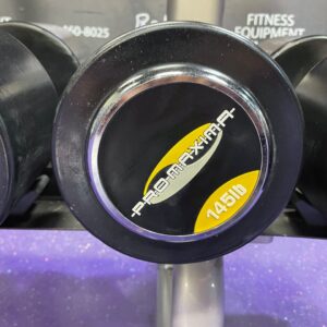 Buy Promaxima Urethane Dumbbell Set 105-150 lbs. w/Life Fitness ...