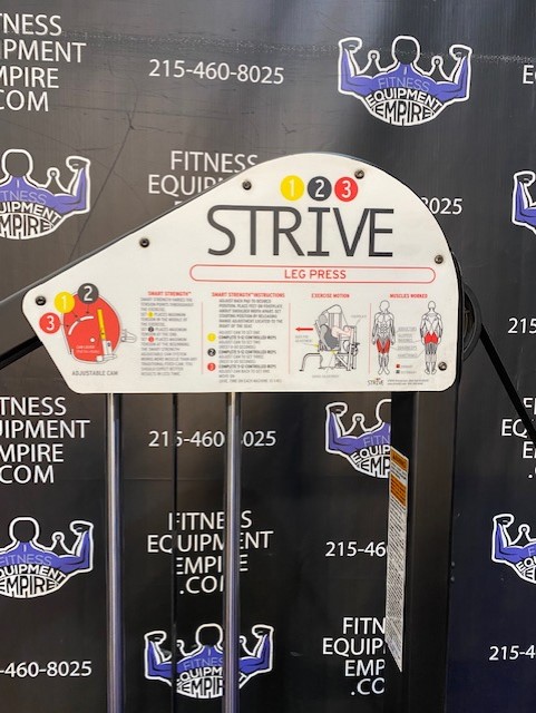 Buy Strive Prime Smart Strength Seated Leg Press w/505 lb. Stack ...