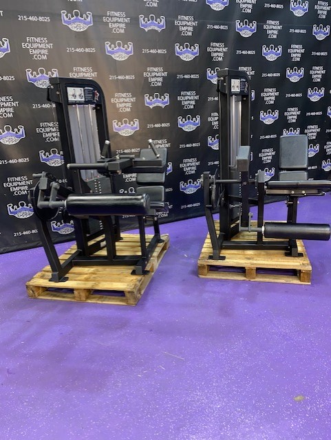 Buy Life Fitness Pro 2 Leg Extension & Leg Curl Matching Pair w/300 lb ...